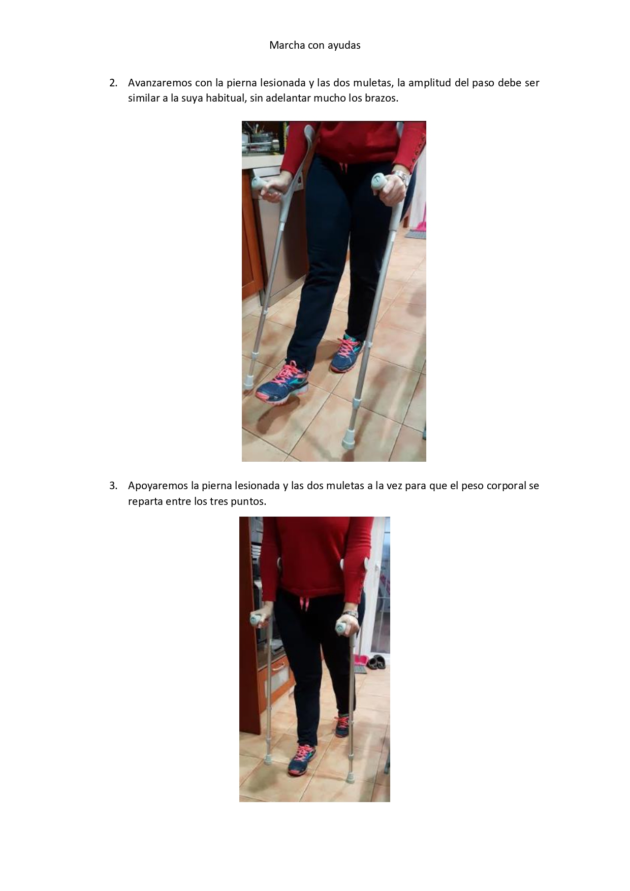 Marcha Con Muletas - Me rehabilito en casa
